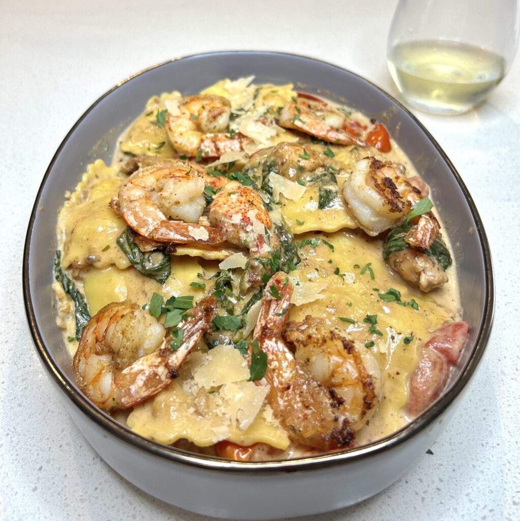 Seafood Lobster Ravioli - Pretty Girls Eat Too