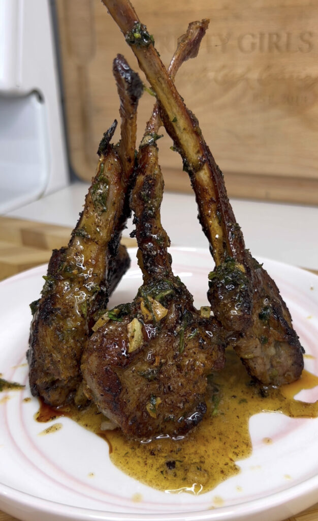 Orange Pepper Lamb Chop Recipe + Video - Pretty Girls Eat Too