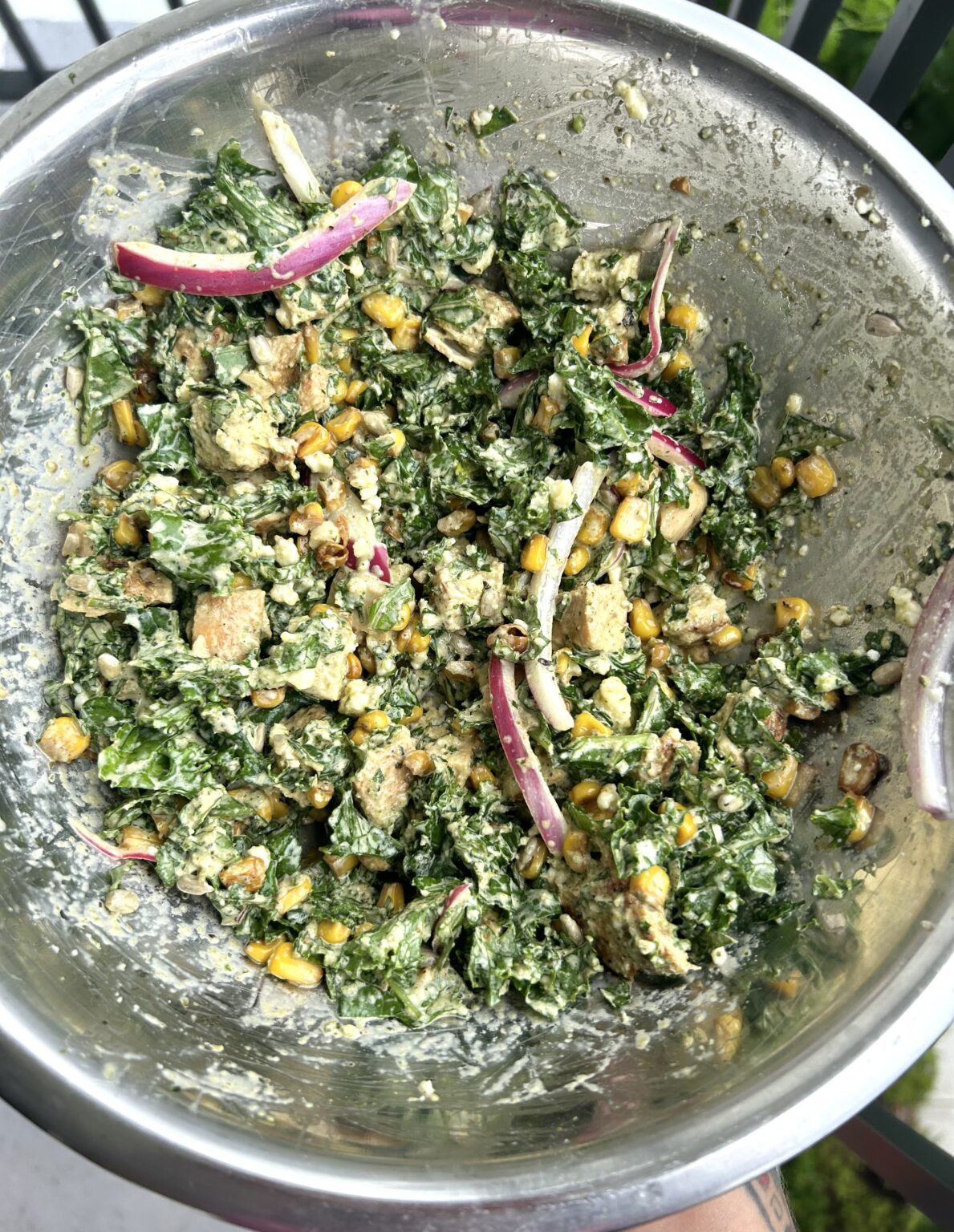 Poblano Crema Salad Dressing - Pretty Girls Eat Too